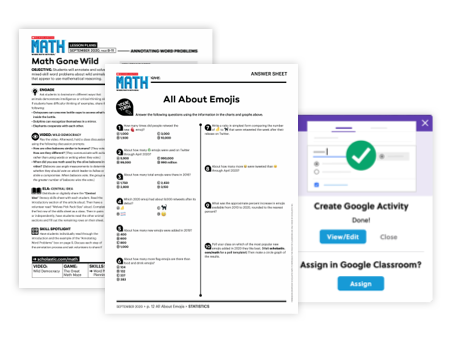 Scholastic MATH | The Real-World Math Magazine (Grades 6-9)