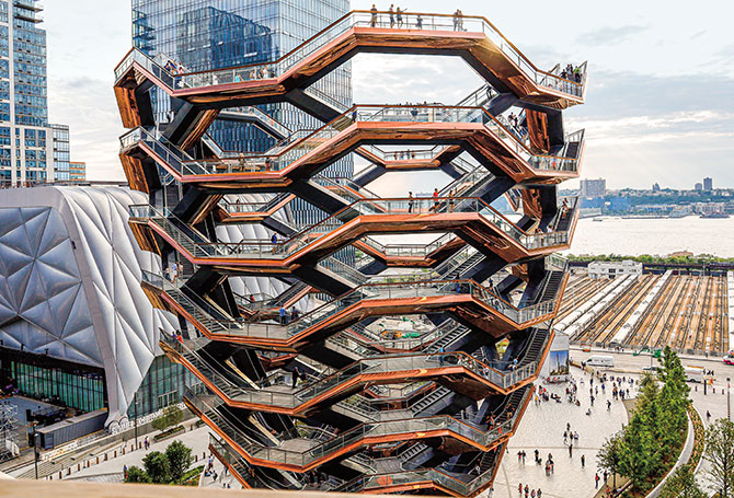 Hexagon Shaped Buildings Skyscraper Hexagon Building 3D Model