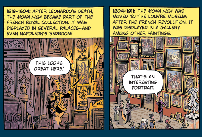 Black Scale Mona Lisa