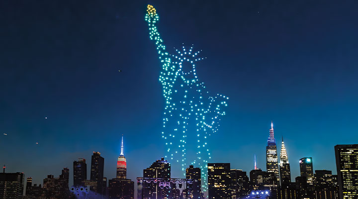 Drone Show | Geometry Article for Students | Scholastic Math Magazine